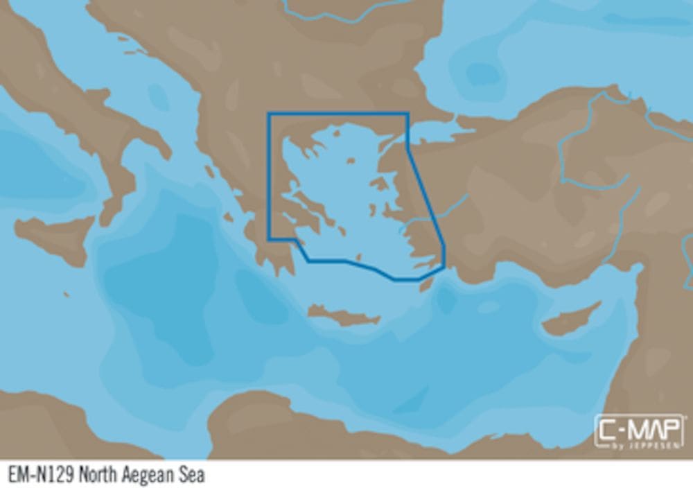 C-MAP EM-Y129: North Aegean Sea, MAX-N+: Local