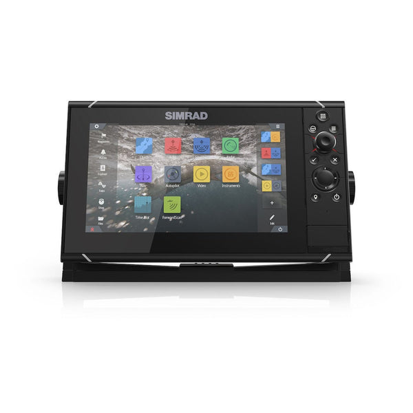 Simrad NSSevo3 9\" display with GPS, sounder & Wi-Fi. Includes Broadba